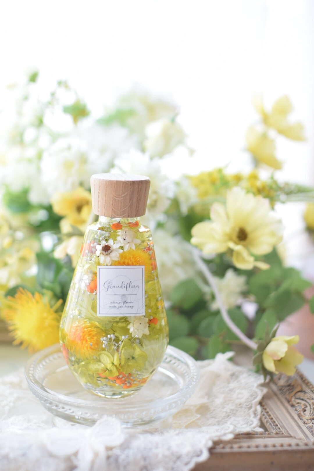 グランディフローラで作れるハーバリウムとは